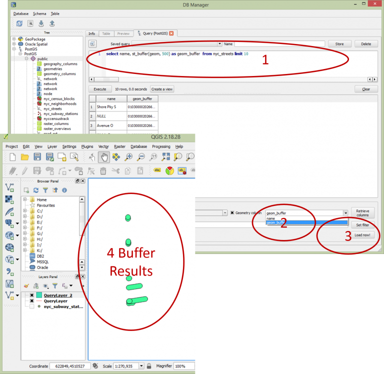 Spatial Database Connect To Postgresqlpostgis Through Qgis Spatial